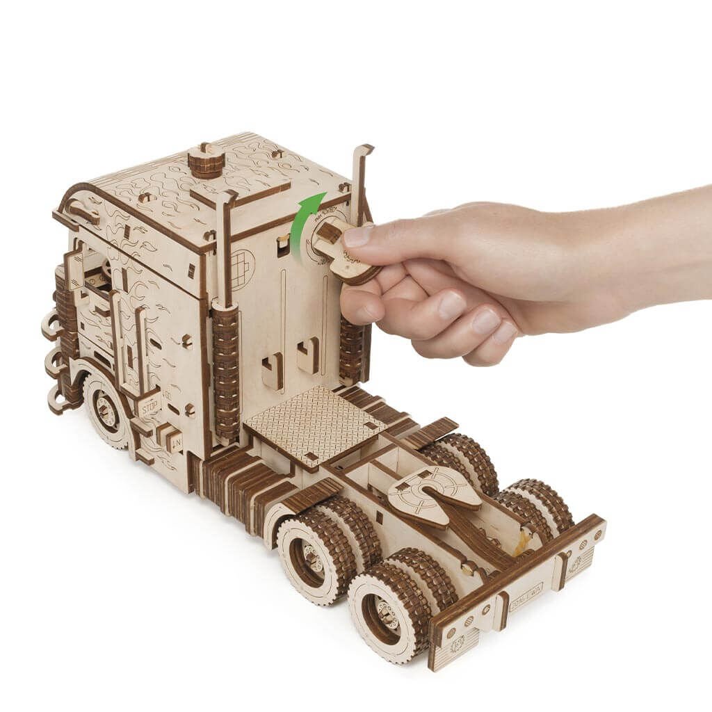 Eco Wood Art 3D Houten Puzzel Truck Road King - DecoAction.nl